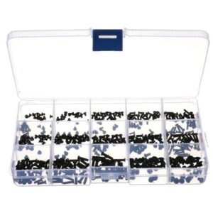 450pcs/set laptop computer screws kit assemble fastening flat head black repair case for ibm for dell for lenovo for samsung