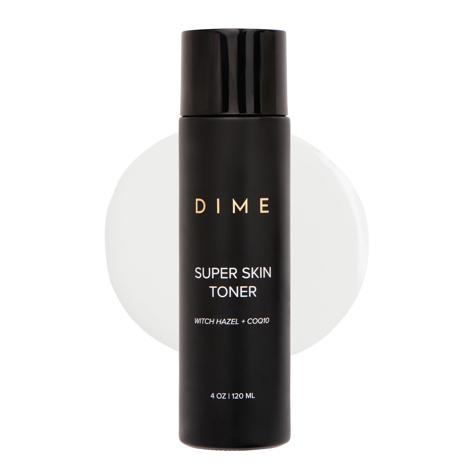 DIME Beauty Super Skin Toner, Alcohol-Free Witch Hazel Toner, Hydrating Toner for Face with Aloe Vera and Cucumber Extract, 4 oz / 120 ml