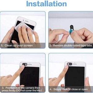 Privacy Camera Cover Security Blocker Webcam Closure for Galaxy S21 FE 5G - White Compatible with Samsung Galaxy S21 FE 5G