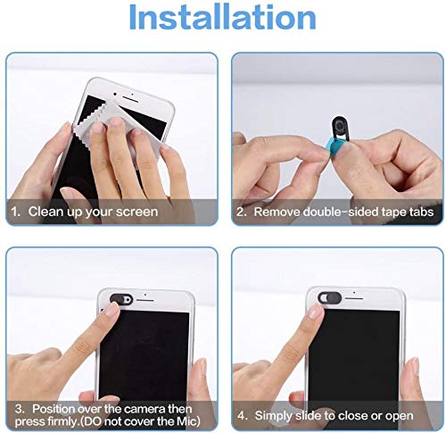 Privacy Camera Cover Security Blocker Webcam Closure for Galaxy S21 FE 5G - White Compatible with Samsung Galaxy S21 FE 5G