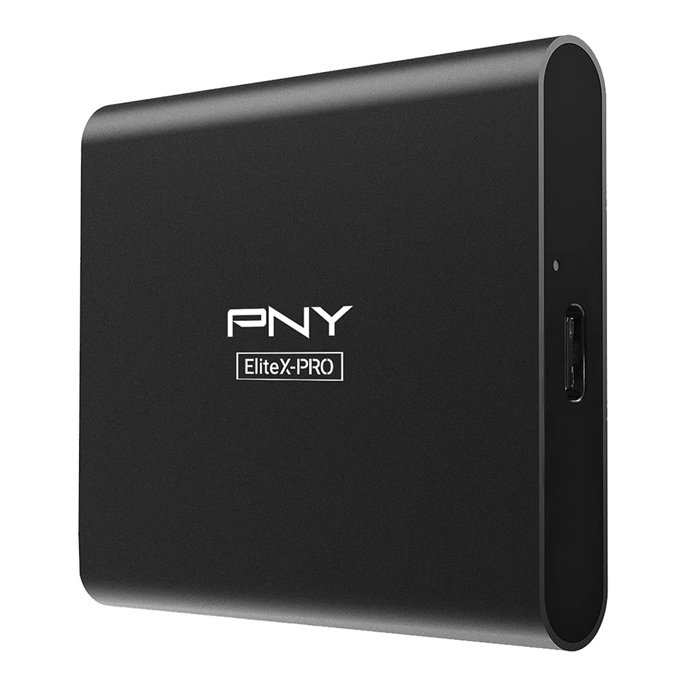 PNY EliteX-PRO 2TB USB 3.2 Gen 2x2 Type-C Portable Solid State Drive (SSD) – (PSD0CS2260-2TB-RB)