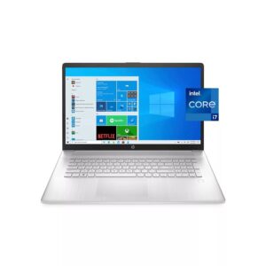 hp 2022 17.3" full hd ips premium laptop | 11th generation intel core i7-1165g7 | intel uhd graphics | 8gb ddr4 | 512gbssd | windows 10 home | silver |