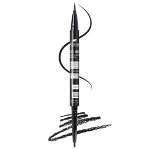 kokie gel ink dual ended eyeliner (matte black)