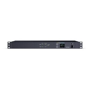 cyberpower pdu24002 metered ats pdu, 100-120v, 20a (derated to 16a), 10 outlets, 1u rackmount