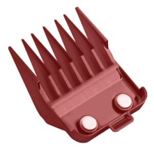 Gamma+ Professional Dub Magnetic Hair Clipper Guards from 1/16 to 3/4" Premium Neodymium Red