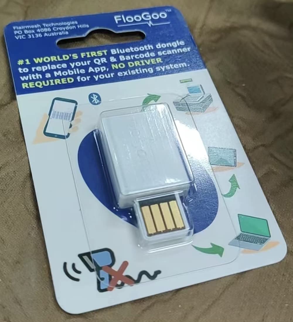 FlooGoo FMA100 Bluetooth 5.2 Adapter, Works with iPad, use Apple Pencil with Windows, Barcode Scanner, External GPS, Copy-Paste Between iOS and Windows. Serial Bluetooth Adapter.