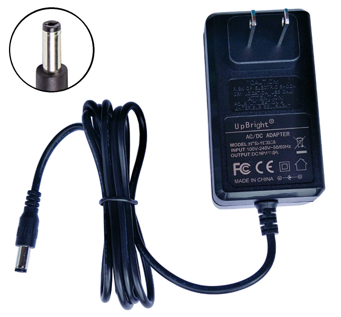 UpBright 16.8V AC/DC Adapter Compatible with OLSKY JMQ-01 JMQ01 Massage Gun Handheld Electric Deep Tissue Pain Relief Percussion Muscle Massager 16.8VDC 1.0A 3000mAh Power Battery Charger (Not 12V.)