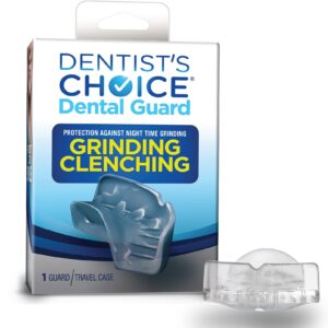 dentist's choice dental guard - best oral appliance for bruxism clenching - nighttime moldable front tooth custom anti teeth grinding night protector - professional slim-fit bruxing mouth bite splint