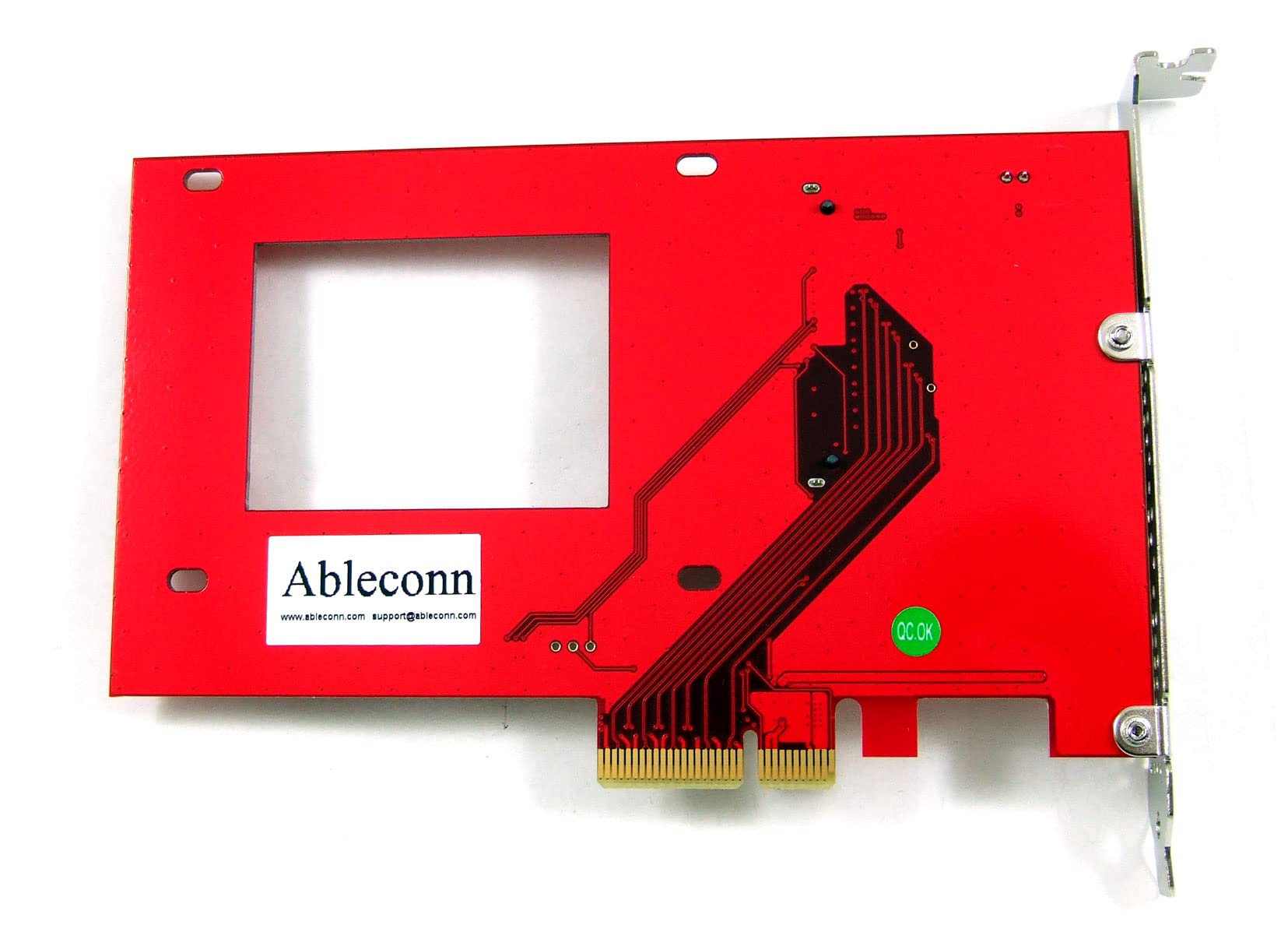 Ableconn PEXU3-132 NVMe 2.5-inch U.3 SSD PCIe 4.0 x4 SFF-TA-1001 Carrier Adapter Card - for 2.5-inch U.3 NVMe SSD - U.3 to PCIe 4.0 - PCIe Adapter for U.3 Drive