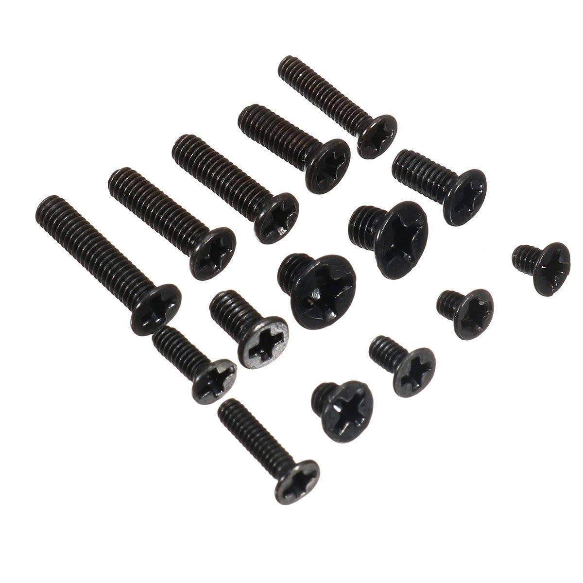 450Pcs/Set Laptop Computer Screws Kit Assemble Fastening Flat Head Black Repair Case for IBM for Dell for Lenovo for Samsung