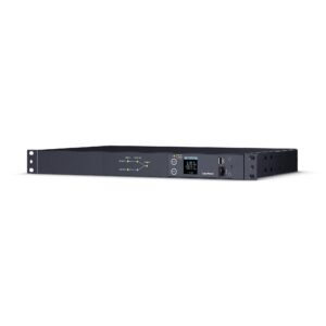 CyberPower PDU24001 Metered ATS PDU, 100-120V, 15A (Derated to 12A), 10 Outlets, 1U Rackmount