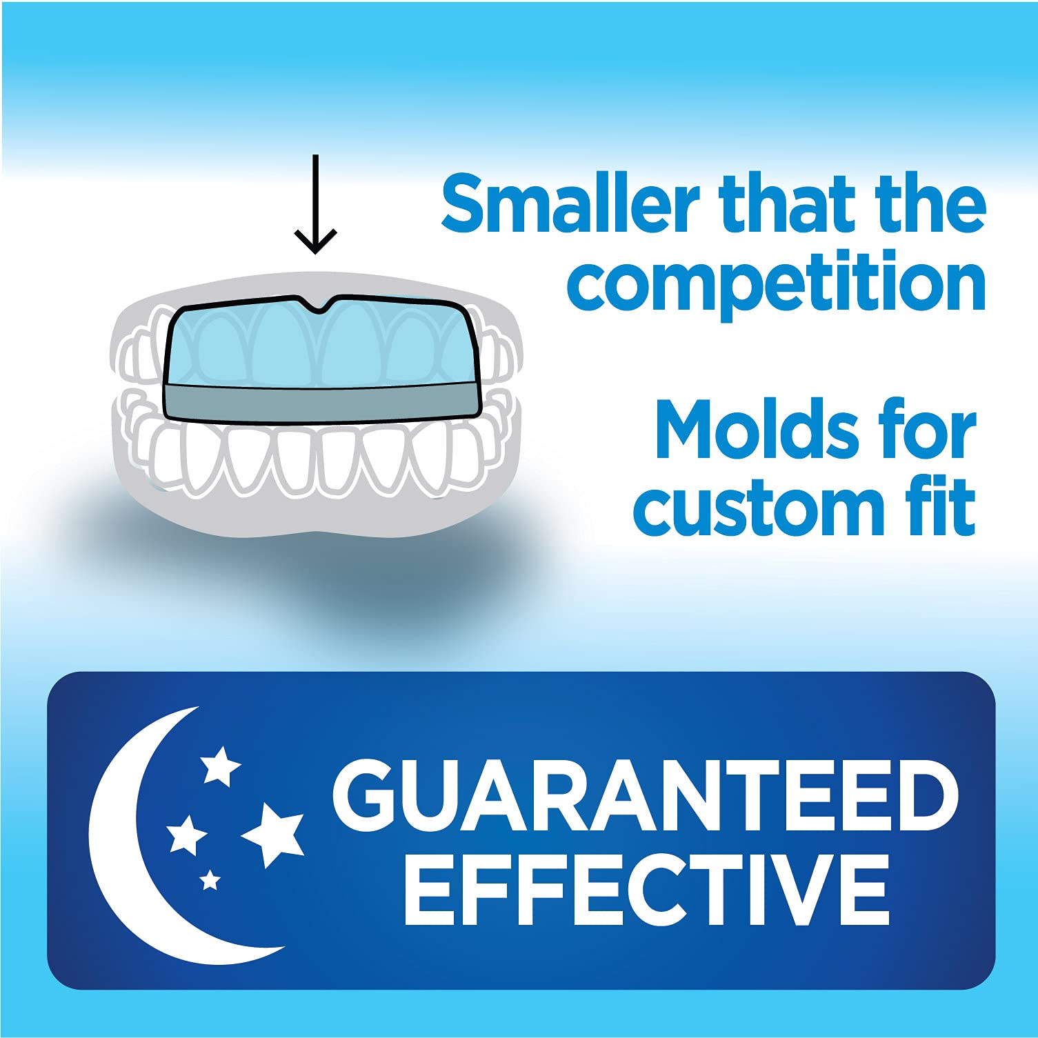 Dentist's Choice Dental Guard - Best Oral Appliance for Bruxism Clenching - Nighttime Moldable Front Tooth Custom Anti Teeth Grinding Night Protector - Professional Slim-fit Bruxing Mouth Bite Splint