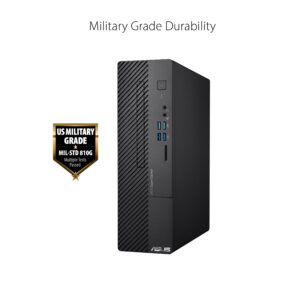 ASUS ExpertCenter D500SC Small Form Factor Desktop PC, Intel Core i5-11400, 8GB DDR4 RAM, 512GB PCIe SSD, TPM, Windows 11 Professional, Black, D500SC-XH503