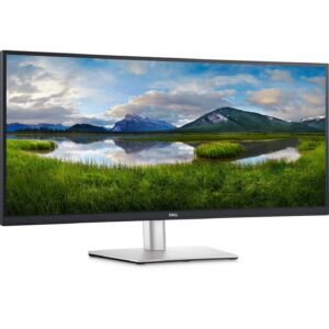 dell p3421w 34.1" qhd wide 1440p wqhd curved screen wled lcd monitor - 21:9 - black