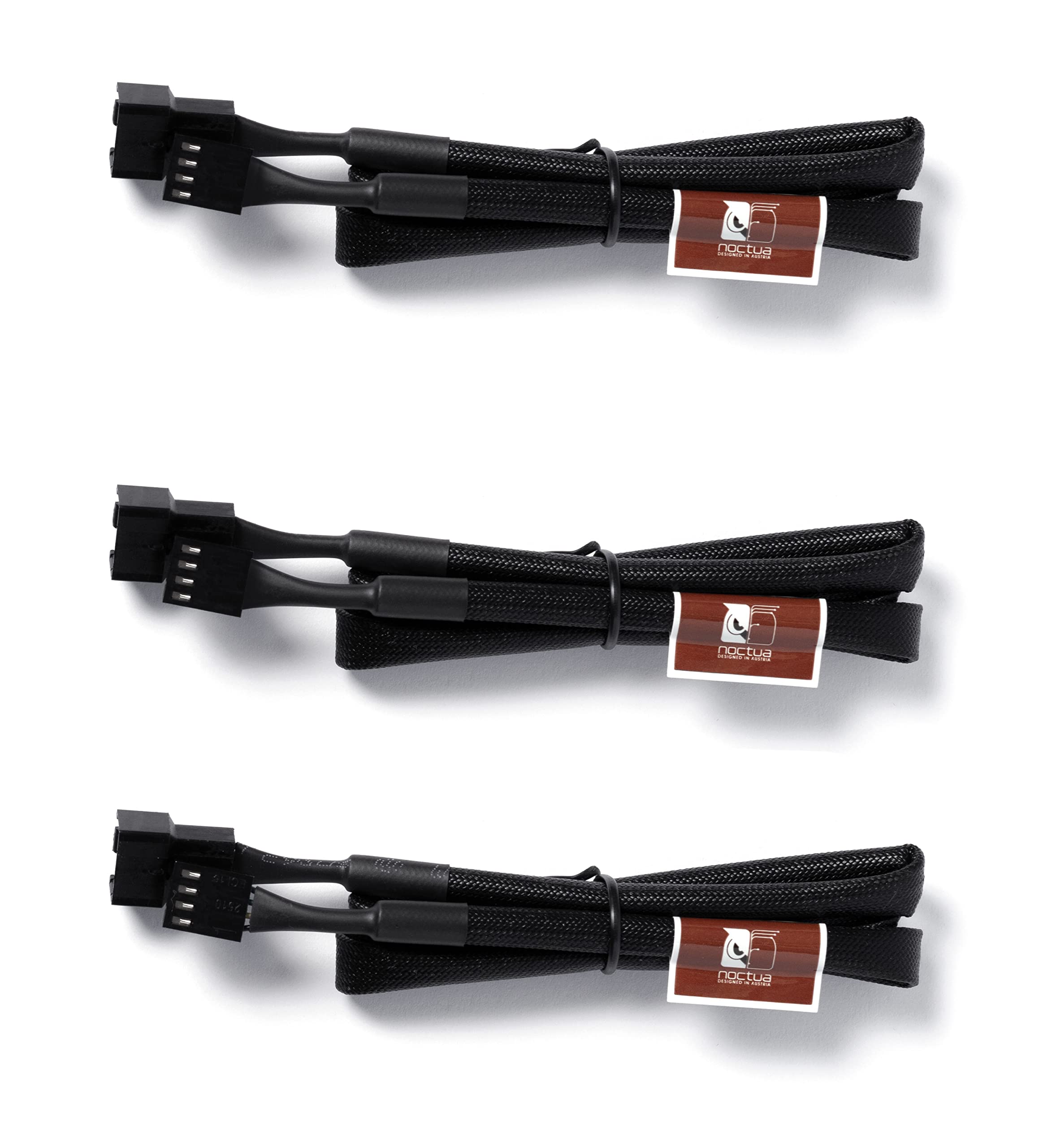 Noctua NA-SEC3, 4-pin Fan Extension Cables (60cm, Black)