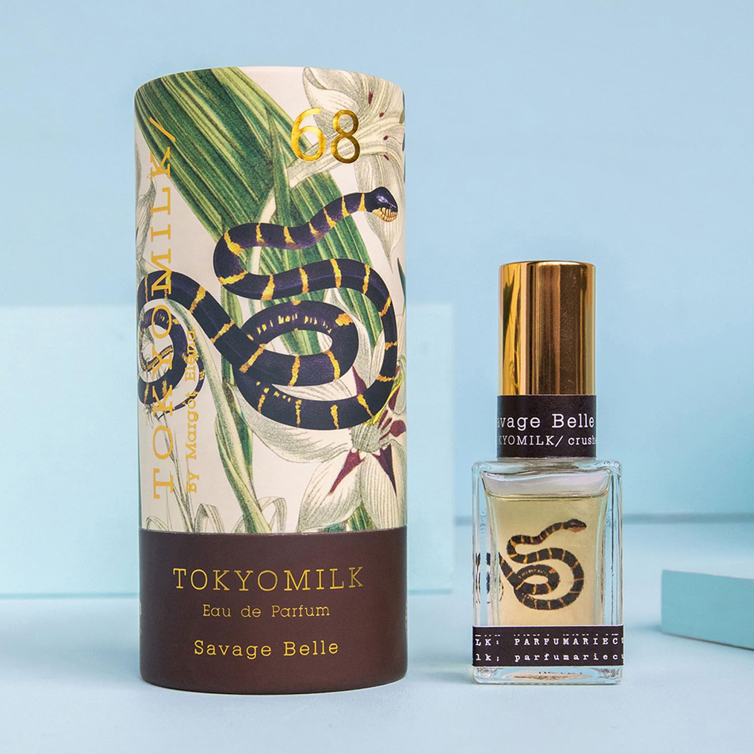 TOKYOMILK Savage Belle Eau de Parfum, 1 fl. oz, 29.5 ml – Warm Ginger, Bergamot, Charcoal Accord & Wisteria – Dangerously Beautiful, Women’s Perfume, Eau de Parfum Spray for Women