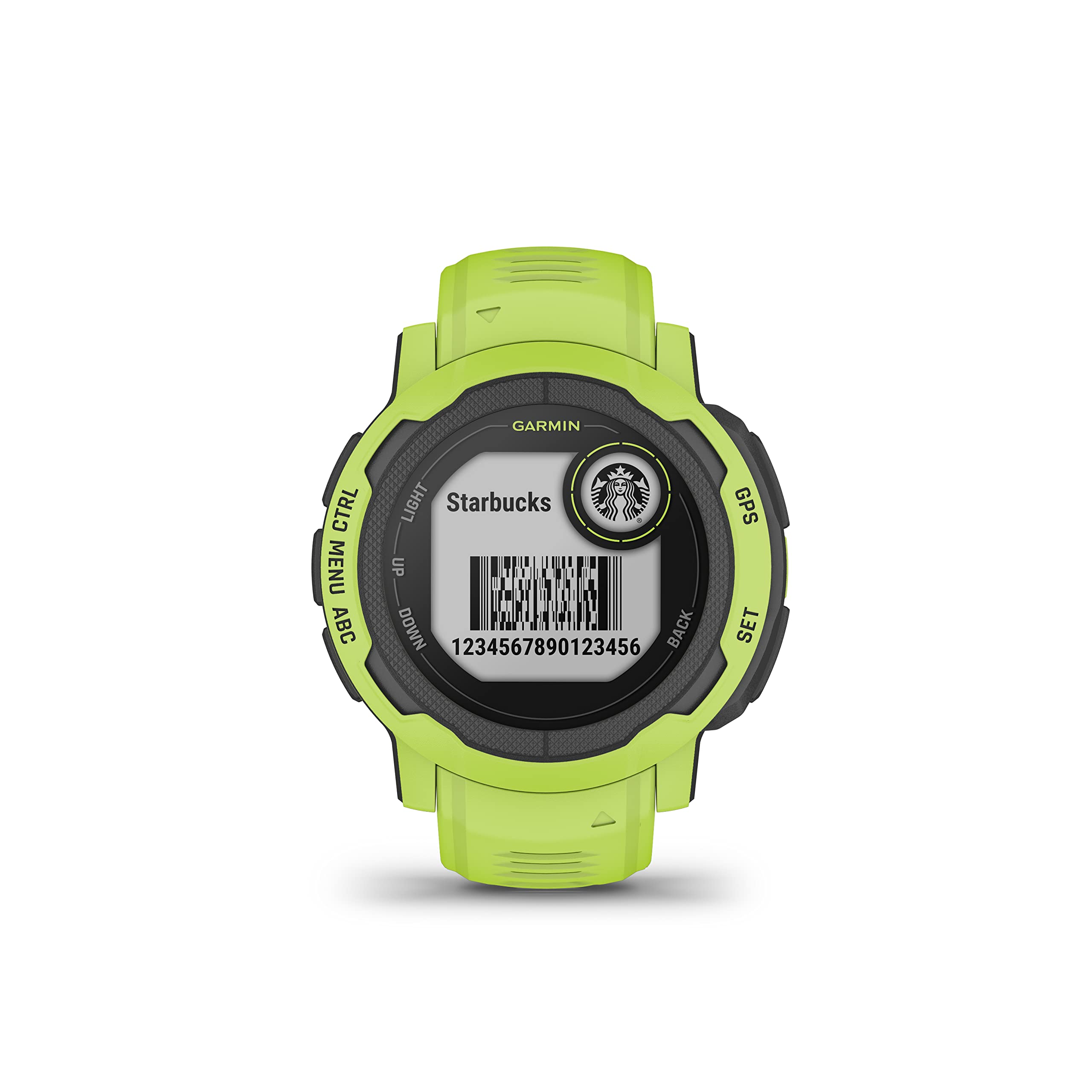 Wearable4U Garmin Instinct 2 GPS Rugged Outdoor Smartwatch, Electric Lime with Corning Gorilla Glass, Multi-GNSS Support Power Bundle