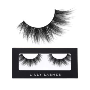 lilly lashes premium synthetic lashes houston | fake eyelashes natural look | bold full bodied look max volume lash | false lashes | vegan strip lash | reusable up to 10 wears | 17mm