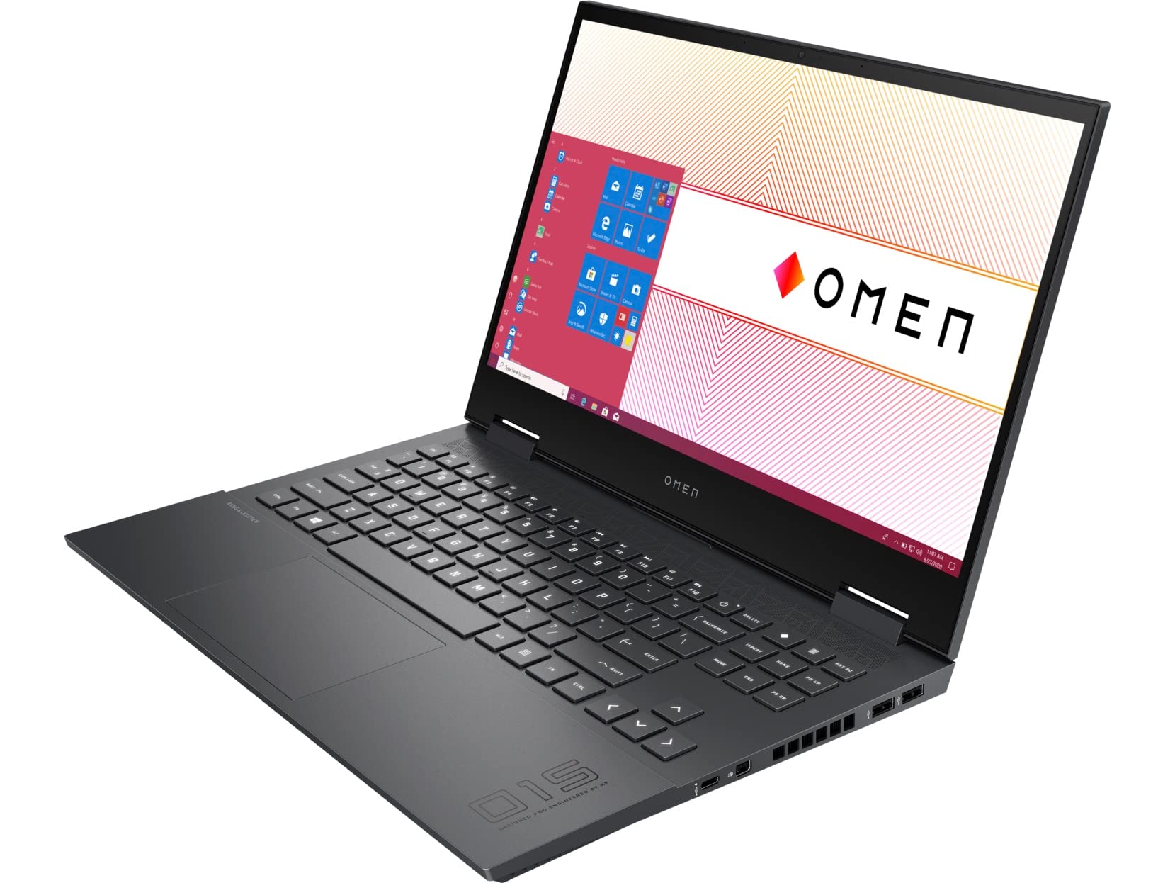 HP OMEN 15z-en100 Laptop (AMD Ryzen 9 5900HX 8-Core, 15.6" Full HD (1920x1080), 32GB RAM, 1TB PCIe SSD, GeForce RTX 3070, Webcam, WiFi, Bluetooth, Backlit Keyboard, 3xUSB 3.1, Win 11 Pro)