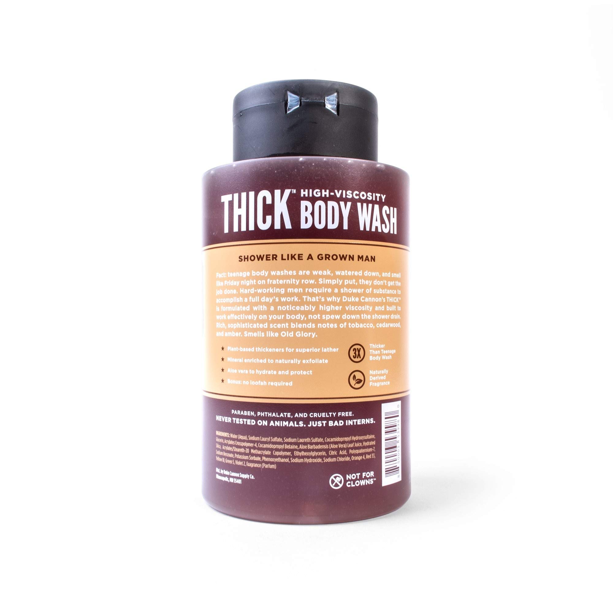 Duke Cannon Supply Co. THICK High-Viscosity Body Wash for Men (Productivity (Pack of 3))