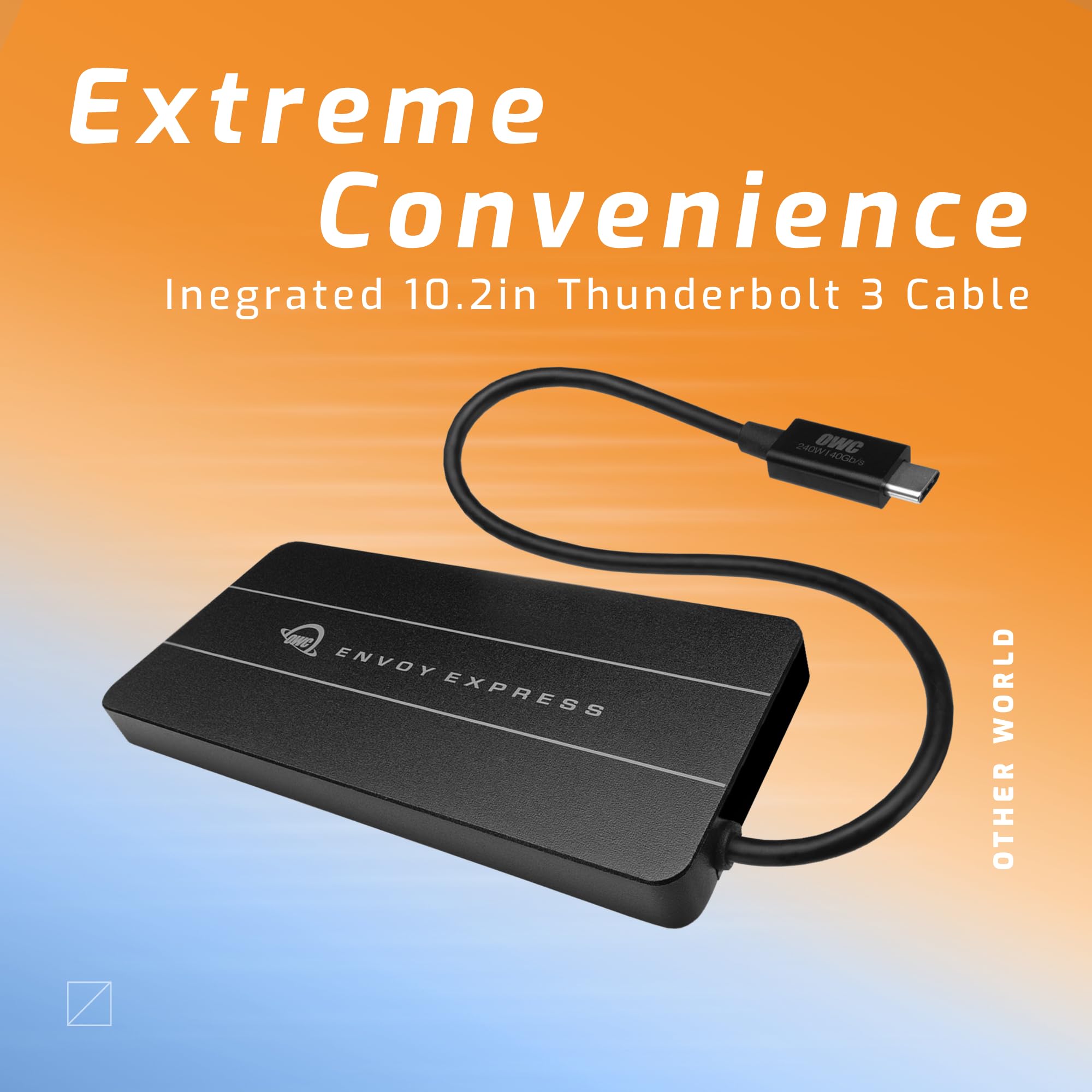 OWC 4TB Envoy Express Thunderbolt 3 Enclosure for NVMe M.2 SSD