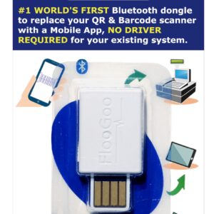 FlooGoo FMA100 Bluetooth 5.2 Adapter, Works with iPad, use Apple Pencil with Windows, Barcode Scanner, External GPS, Copy-Paste Between iOS and Windows. Serial Bluetooth Adapter.