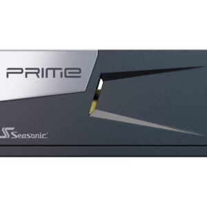 Seasonic Prime TX-1300, 1300W 80+ Titanium, Full Modular, Fan Control in Fanless, Silent, and Cooling Mode, 12 Year Warranty, Perfect Power Supply for Gaming and High-Performance Systems, SSR-1300TR.