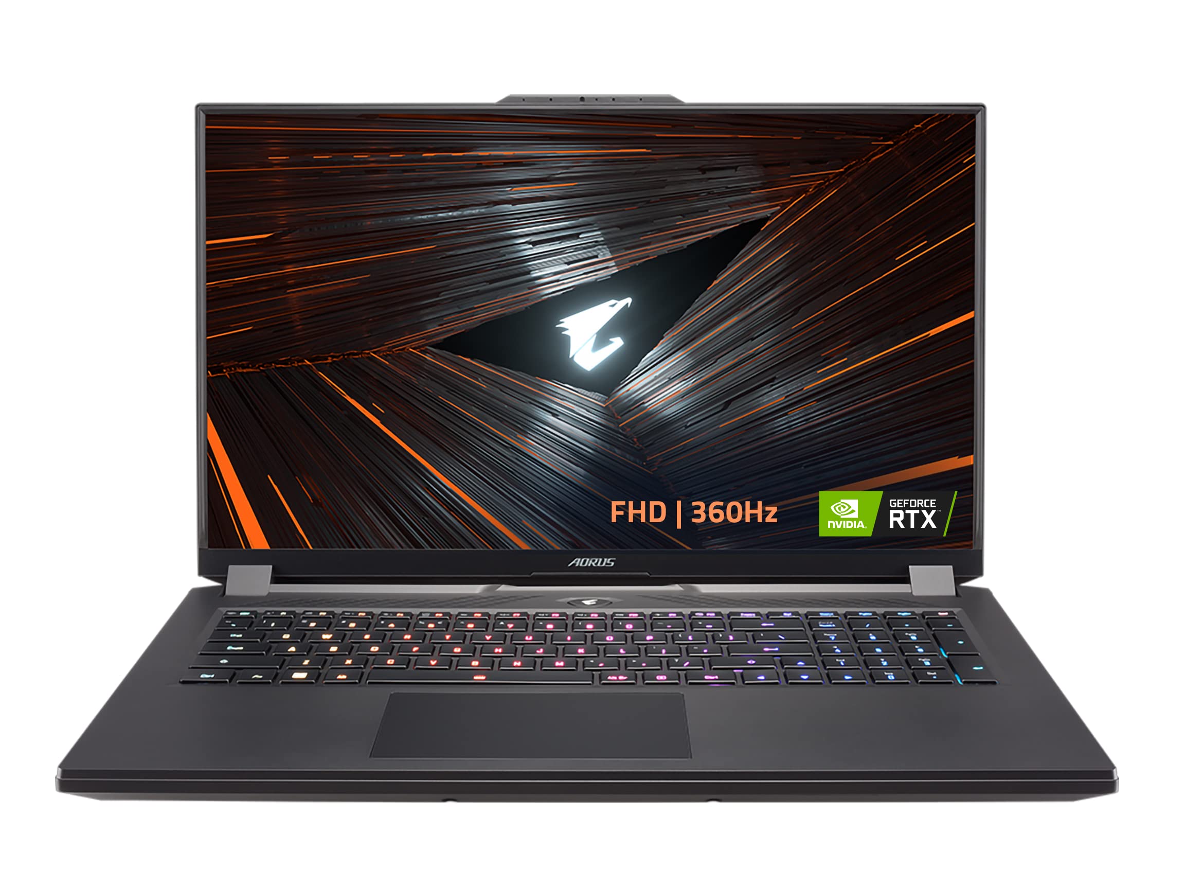 GIGABYTE AORUS 17 XE4 17.3" Full HD 360Hz Gaming Notebook Computer, Intel Core i7-12700H 2.3GHz, 16GB RAM, 1TB SSD, NVIDIA GeForce RTX 3070 Ti 8GB, Windows 11 Home, Black