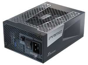 seasonic prime tx-1600, 1600w 80+ titanium, full modular, fan control in fanless, silent, and cooling mode, 12 year warranty, perfect power supply for gaming and high-performance systems, ssr-1600tr.