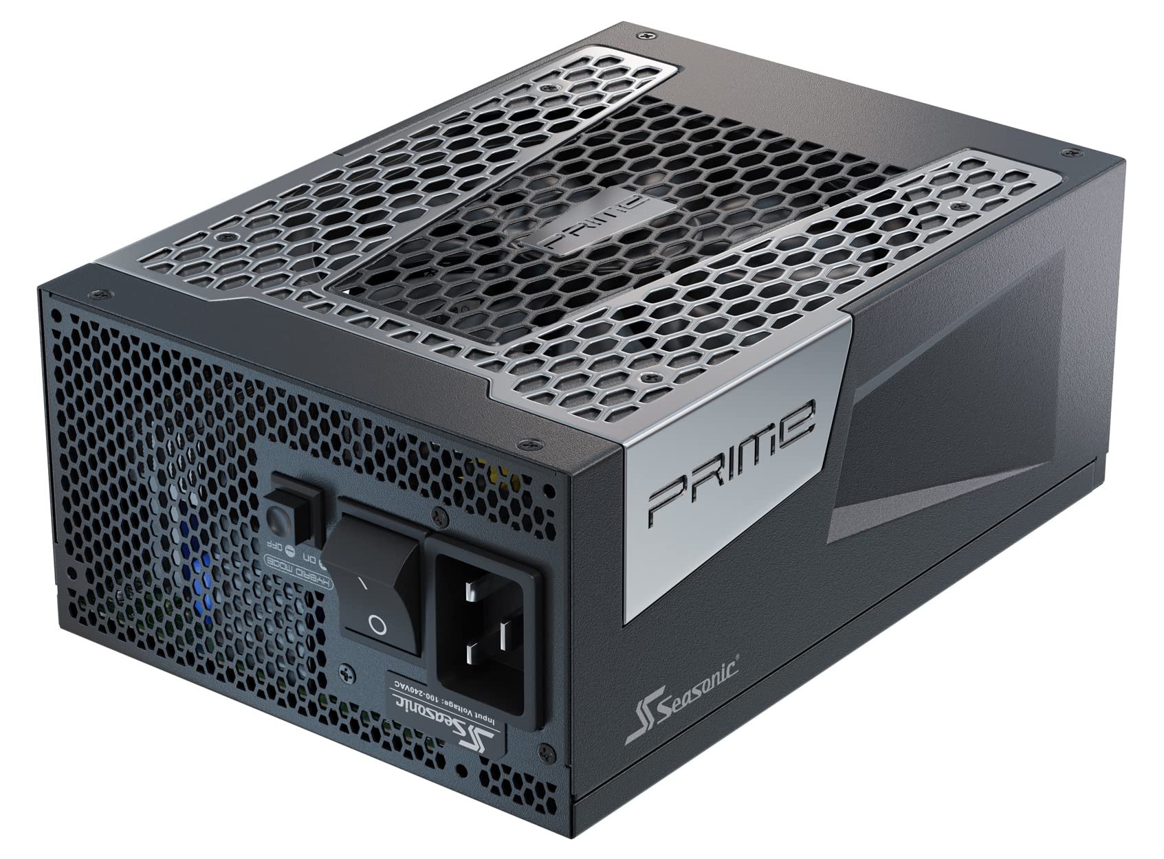 Seasonic Prime TX-1600, 1600W 80+ Titanium, Full Modular, Fan Control in Fanless, Silent, and Cooling Mode, 12 Year Warranty, Perfect Power Supply for Gaming and High-Performance Systems, SSR-1600TR.