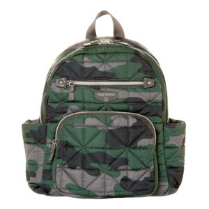 twelvelittle little companion diaper bag backpack 2.0 *new* with changing pad and stroller clips, camo print