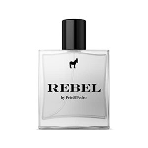 Pete & Pedro REBEL - Eau De Parfum | Inspired By Creed Aventus For Men - Citrus, Spice and Musk with Lasting Woody Notes | Men's Cologne & Fragrance | As Seen on Shark Tank, 1.7 oz.