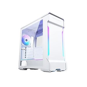 phanteks (ph-es518xtg_dmw01) evolv x eatx mid-tower, aluminum, tempered glass, drgb, matte white