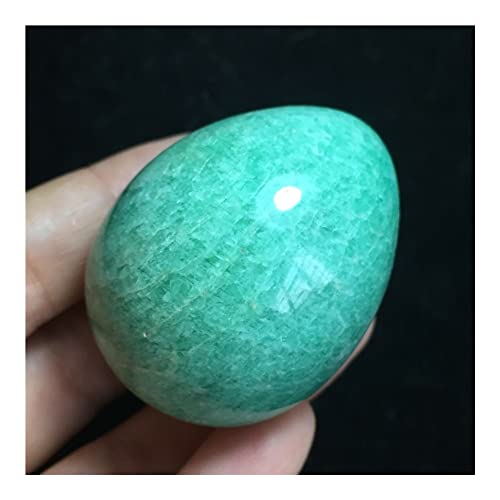 SDWGLD Healing Aura Crystal 90g Natural Tianhe Stone Egg Crystal Rough Grinding Treatment