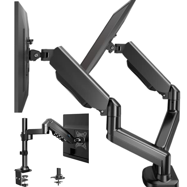 HUANUO Dual Monitor Stand and Single Monitor Mount