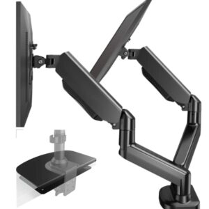 huanuo dual monitor stand and steel monitor mount reinforcement plate