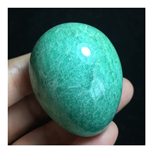 SDWGLD Healing Aura Crystal 90g Natural Tianhe Stone Egg Crystal Rough Grinding Treatment