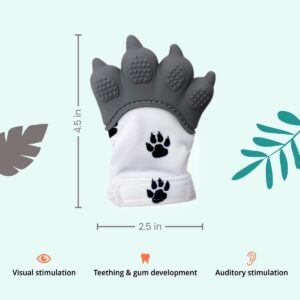 KCMI Baby Teething Mitten: Soothe Your Baby's Gums with The Ultimate Teether Hand Mitt