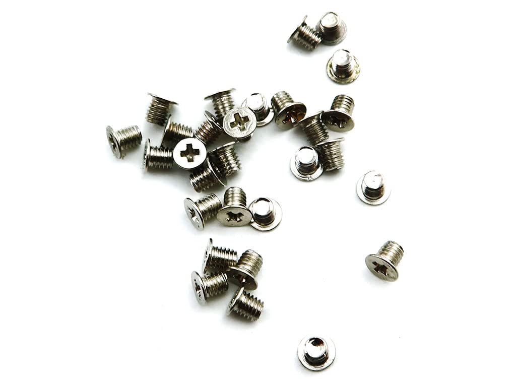 Nylok Patch Flat Phillips Head M3 0.5x3.5mm Screws 2000 Pieces Package MS30035I354 Compatible Replacement Spare Part for Fujitsu Compatible and Other Systems