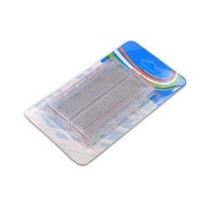 Treedix 3pcs Transparent Plastic Mini Solderless Breadboard 400 Tie Experiment Mini Breadboard for arduino 83 * 55 * 8.5mm