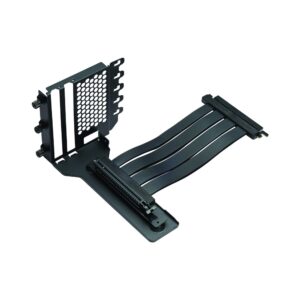 phanteks (ph-vgpukt4.0_03) gen4 vertical gpu bracket, 220mm flat line pci-e gen4 x16 riser cable kit