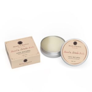 BABY HAIR Beards & Bourbon's Beard Balm, Mustache Balm - Infused Mango Butter, Sweet Orange Oil, Grapeseed & Jojoba Oil for Ultimate Conditioning, for the Perfectly Groomed Beard 2oz