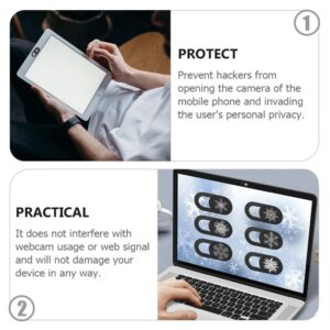 SOLUSTRE 6pcs Camera Cover Camera Blocker Webcam Slider Camera Protector Tablet Phone Webcam Cover Webcam Blocker Camera for Computer Camera Privacy Slider Cell Phone abs Accessories