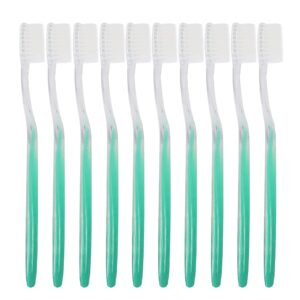 fkyzixeh (100 pack) bulk toothbrushes individually wrapped, disposable toothbrush for hotel, travel and homeless, lightweight soft bristle toothbrush