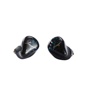 linsoul xenns mangird tea2 6ba + 1dd hybrid iem in-ear earphone with hand-created faceplate, detachable 2pin 6n occ cable for audiophiles musician(4.4mm, mangird tea2)