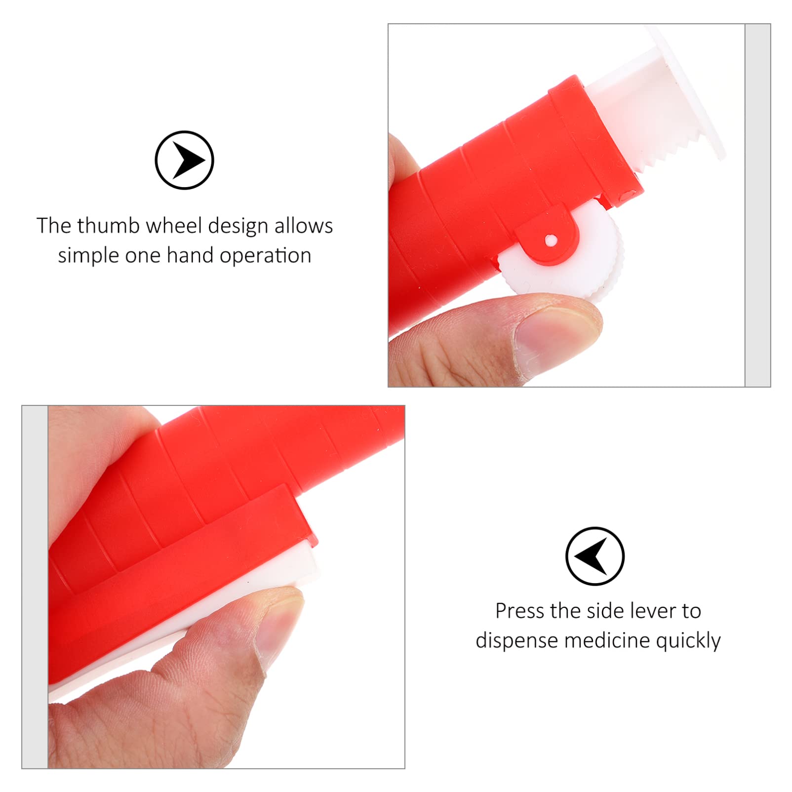 POPETPOP Hand Assistant Pipetting Manual Pipette Pumps Electric Tool Liquid Dropper Dropping Pipette Liquid Test Tube Fluid Droppers Laboratory Pipette Pump Lotion Red Plastic Universal