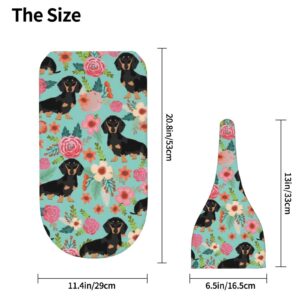 Dog Dachshund Baby Stuff Newborn Swaddle Blanket Sleep Sack Baby Wrap Baby Blanket Soft Stretchy Sack with Beanie Hat Sets for Infant Boy Girl