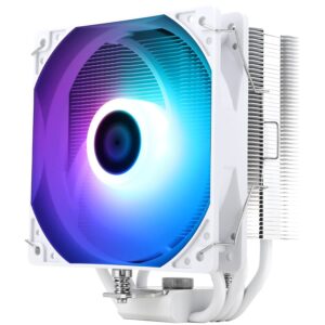 Thermalright AssassinX120 SE ARGB White CPU Air Cooler, AX120 SE ARGB, 4 Heat Pipes, TL-C12CW-S PWM Quiet CPU Fan with S-FDB Bearing, for AMD AM4/AM5/Intel 1700/1150/1151/1200