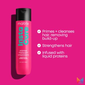 Matrix Instacure Anti-Breakage Conditioner | Repairs, Strengthens & Nourishes Hair | Reduces & Prevents Breakage & Frizz | For Dry, Damaged & Brittle Hair | Packaging May Vary | 10.1 Fl. Oz. | Vegan