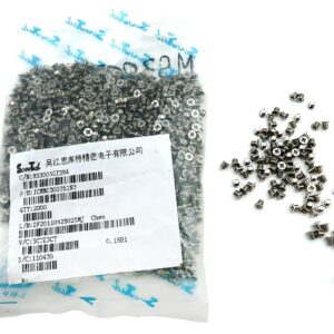 Nylok Patch Flat Phillips Head M3 0.5x3.5mm Screws 2000 Pieces Package MS30035I354 Compatible Replacement Spare Part for Fujitsu Compatible and Other Systems